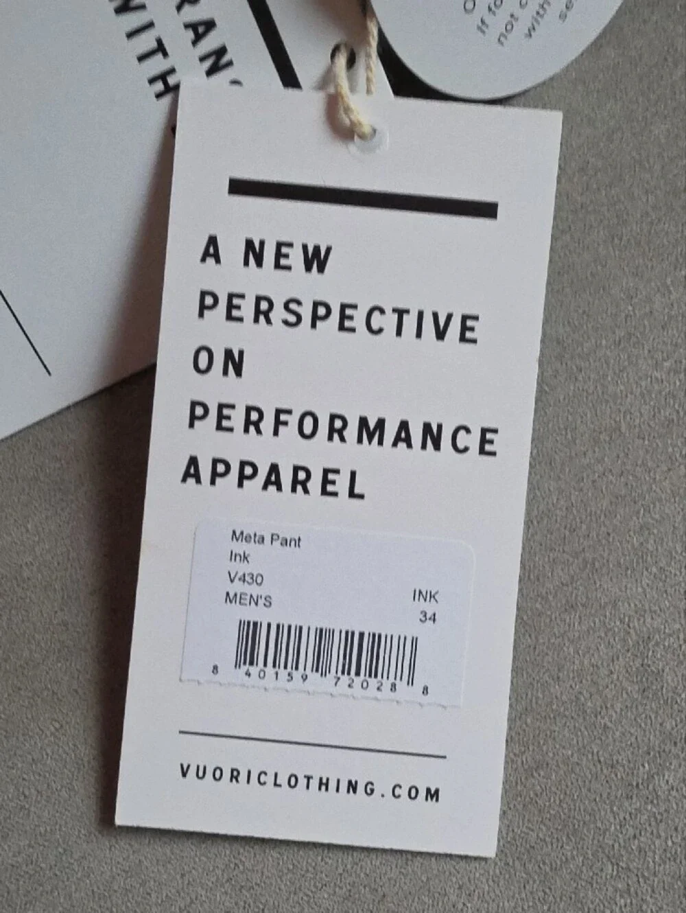 Vuori | Pants | Vuori Meta Performance Pants Ink With Tags Slim Fit ...